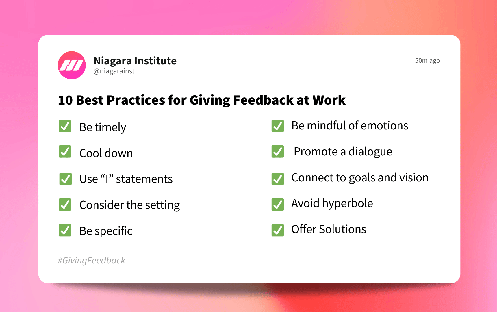 How To Give Feedback to Employees, Peers, and Bosses (+Template)